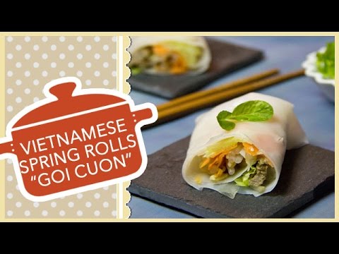 VIETNAMESE SPRING ROLLS Recipe | GOI CUON | easy and light recipe - YouTube