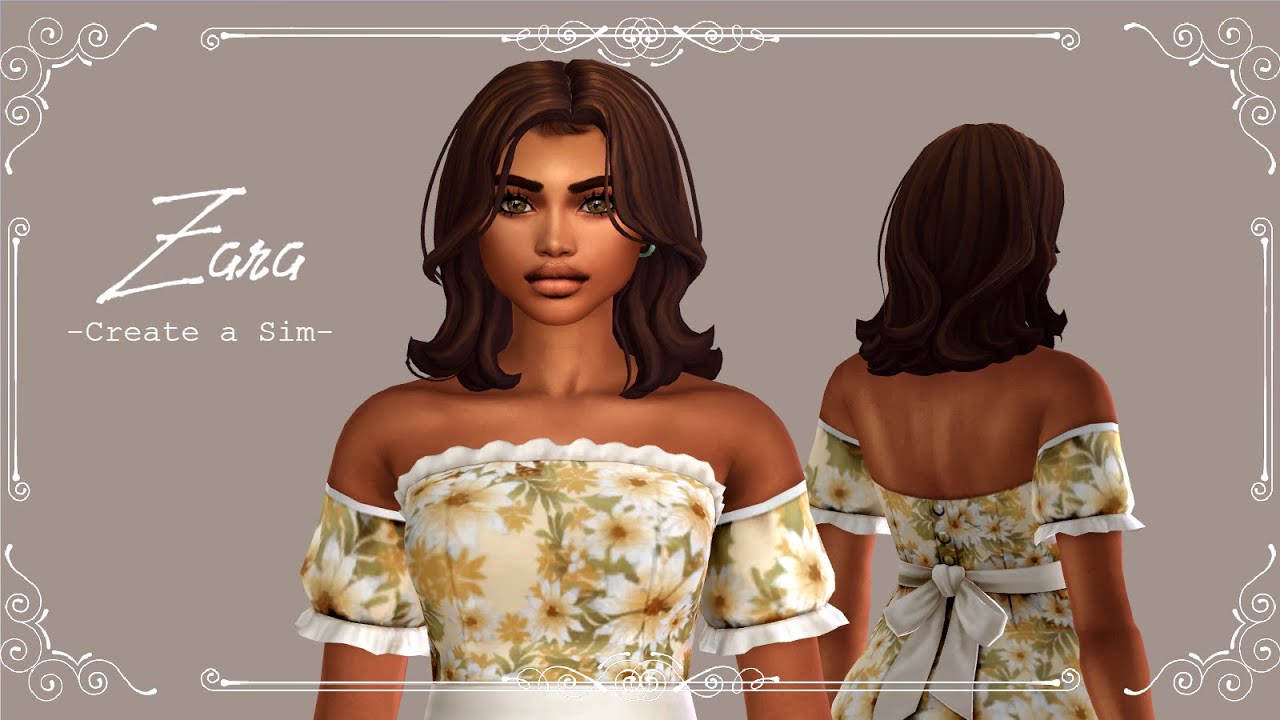 𝓩𝓪𝓻𝓪♡| The Sims 4: Create A Sim | - YouTube