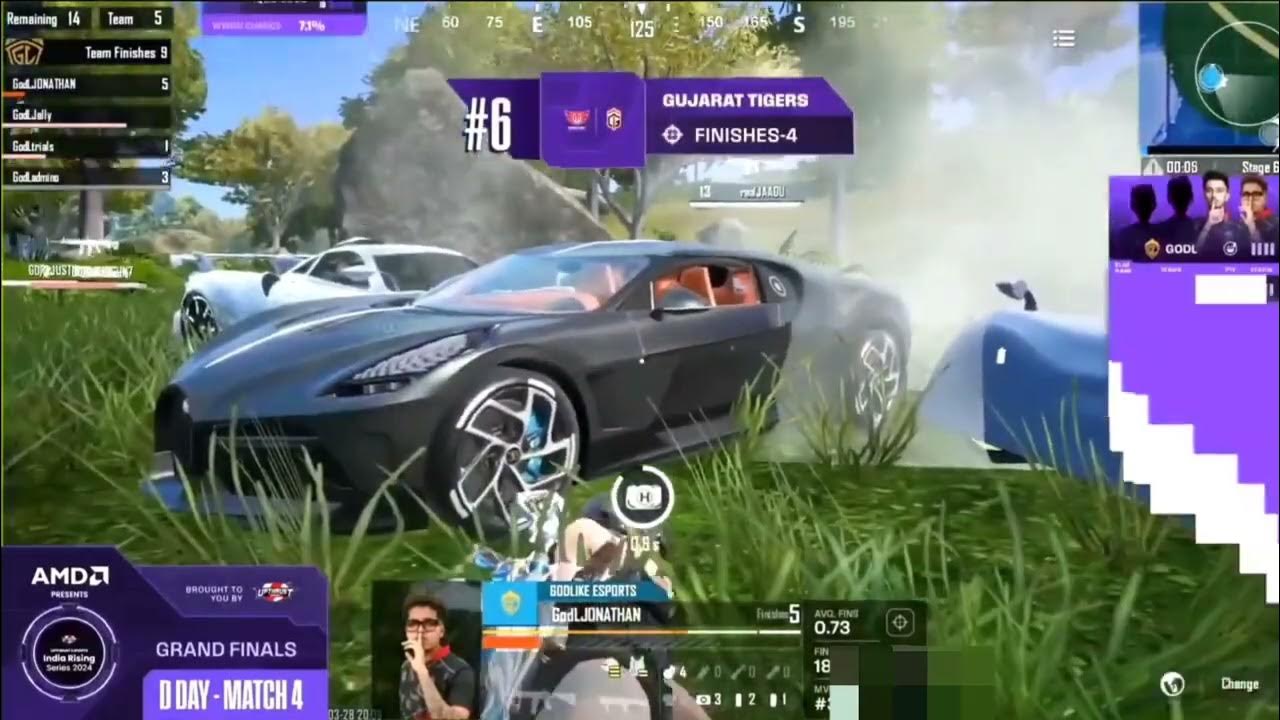 Jonathan solo 8 Finish Team Godlike comeback On Gl 14 finish Wwcd - YouTube