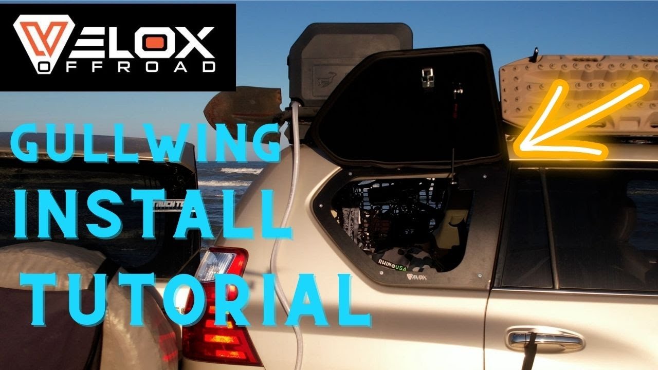 Install Velox Gullwings on your Lexus GX460 - Detailed Tutorial - YouTube