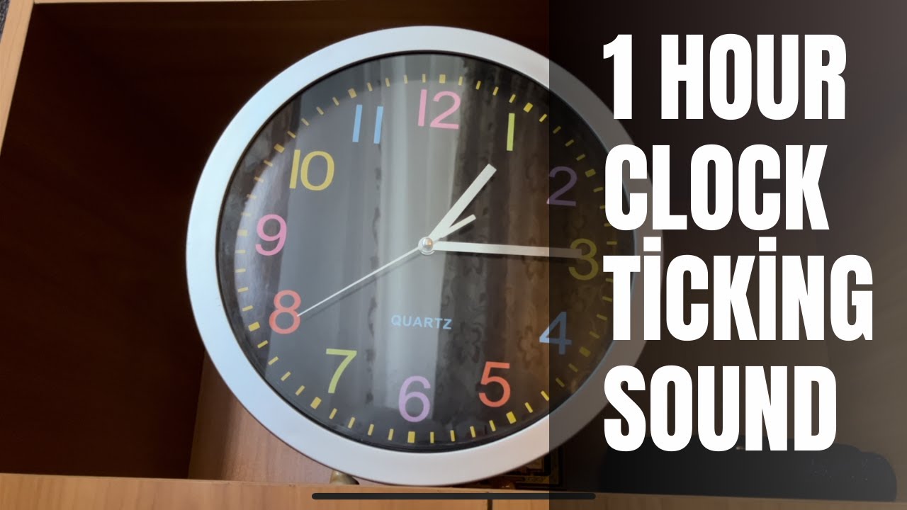 Clock ticking sound 1 hour, Tick tock sound for meditation or sleep - YouTube