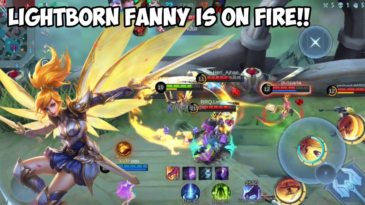 LIGHTBORN FANNY IS ON FIREE!! - FANNY RANKED GAMEPLAY 2023 - MLBB - YouTube