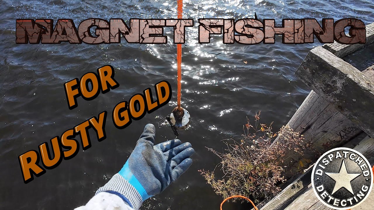 Rusted Gold Magnet Fishing #magnetfishing #military #fishing - YouTube