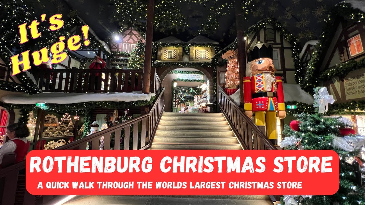Rothenburg ob der Tauber Kathe Wohlfahrt Christmas Store & Museum in ...