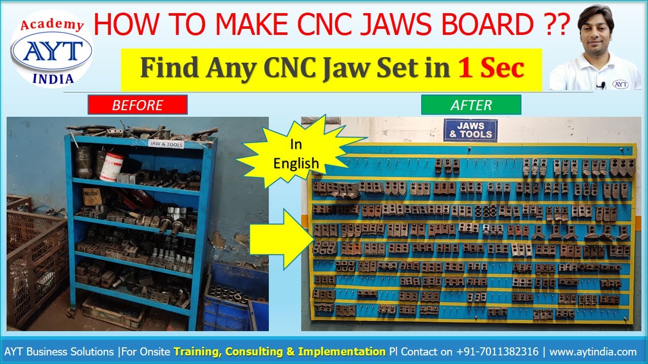 How to Make a CNC Machine Jaw Stand Board | CNC Jaws Storage System ...
