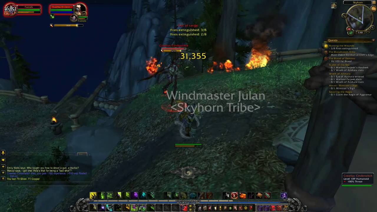 World of Warcraft Nursing the Wounds Legion Quest Guide - YouTube