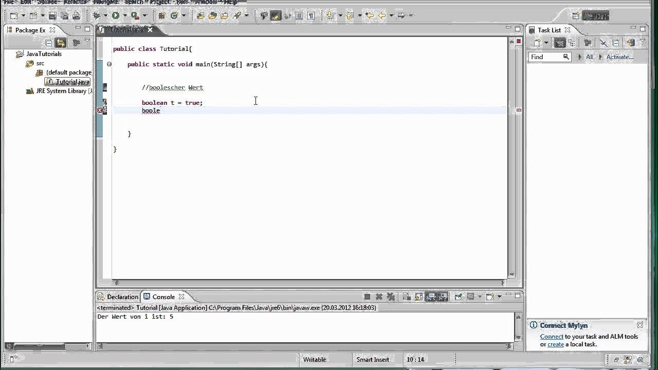 Java Tutorial German Teil 6 - Boolean - Der Java'sche Lügendetektor ...