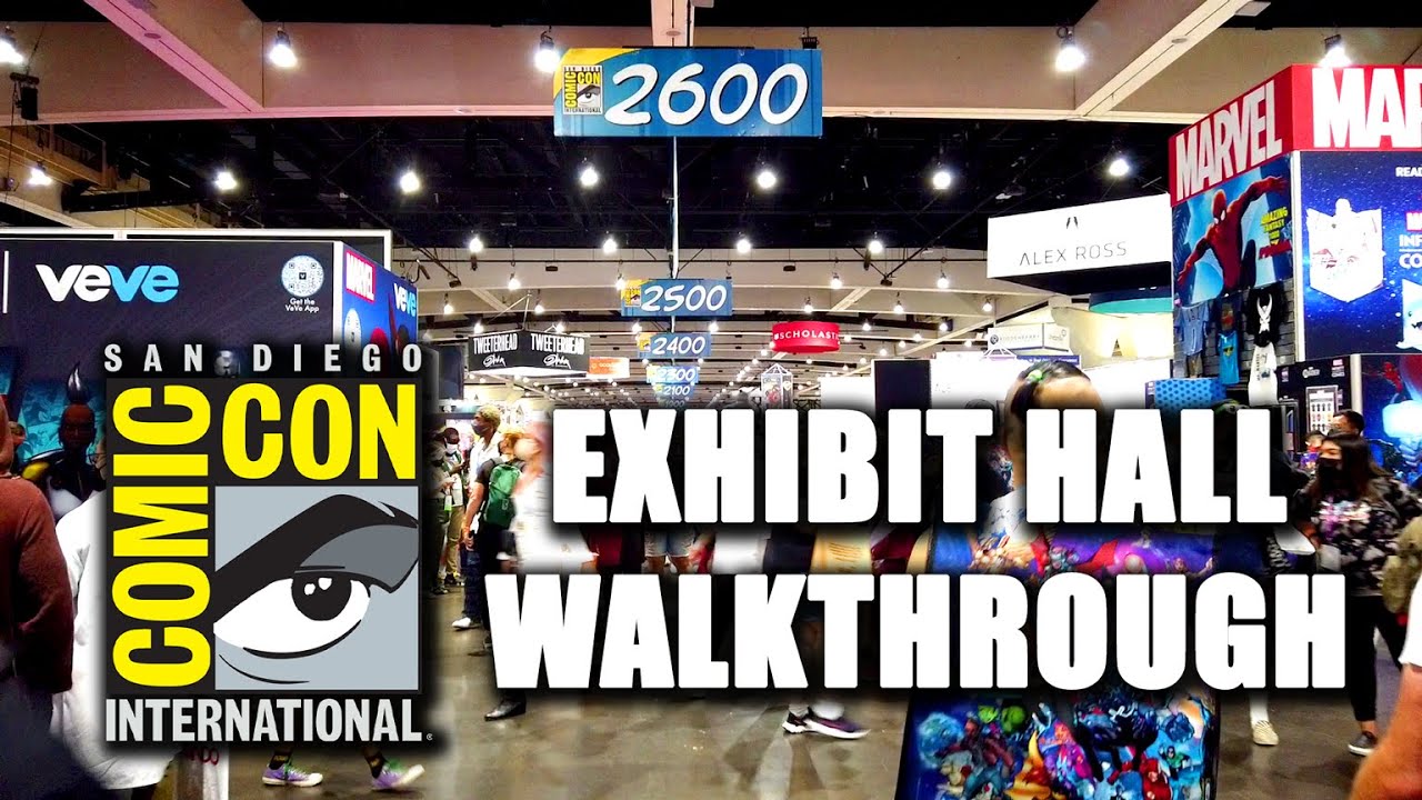 Comic-Con 2022 Exhibit Hall walkthrough - YouTube