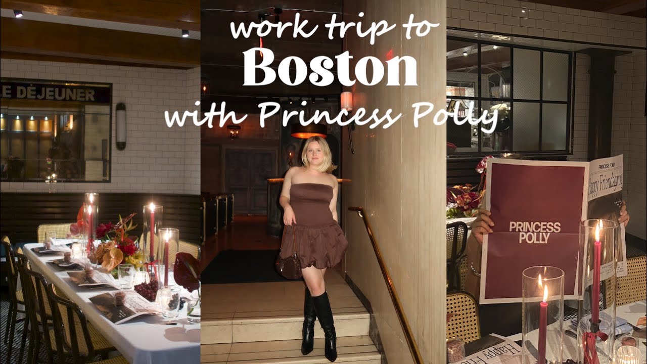 Boston Vlog : Work Trip w/ Princess Polly - YouTube