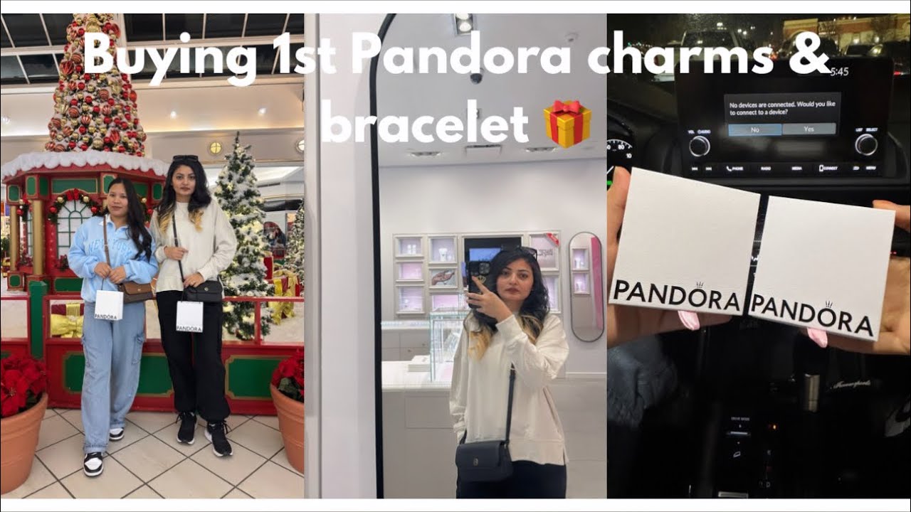 First Pandora Charm Bracelet🩷!#minivlog#pandora #jewelry #pandoracharms ...