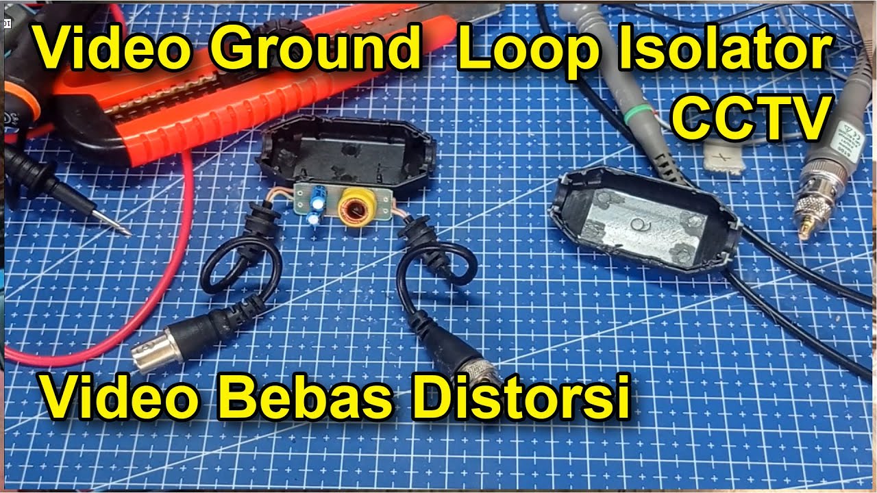 Video Bebas Distorsi dengan Video Balun Ground Loop Isolator CCTV - YouTube