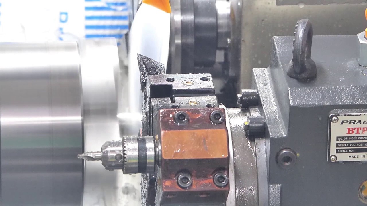 square + external thread + endface cutting 【BLUETOOTH CNC】 - YouTube