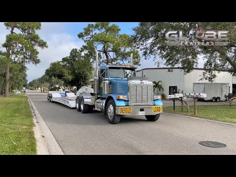 Globe Trailers 50 Ton Two-Tone Lowboy
