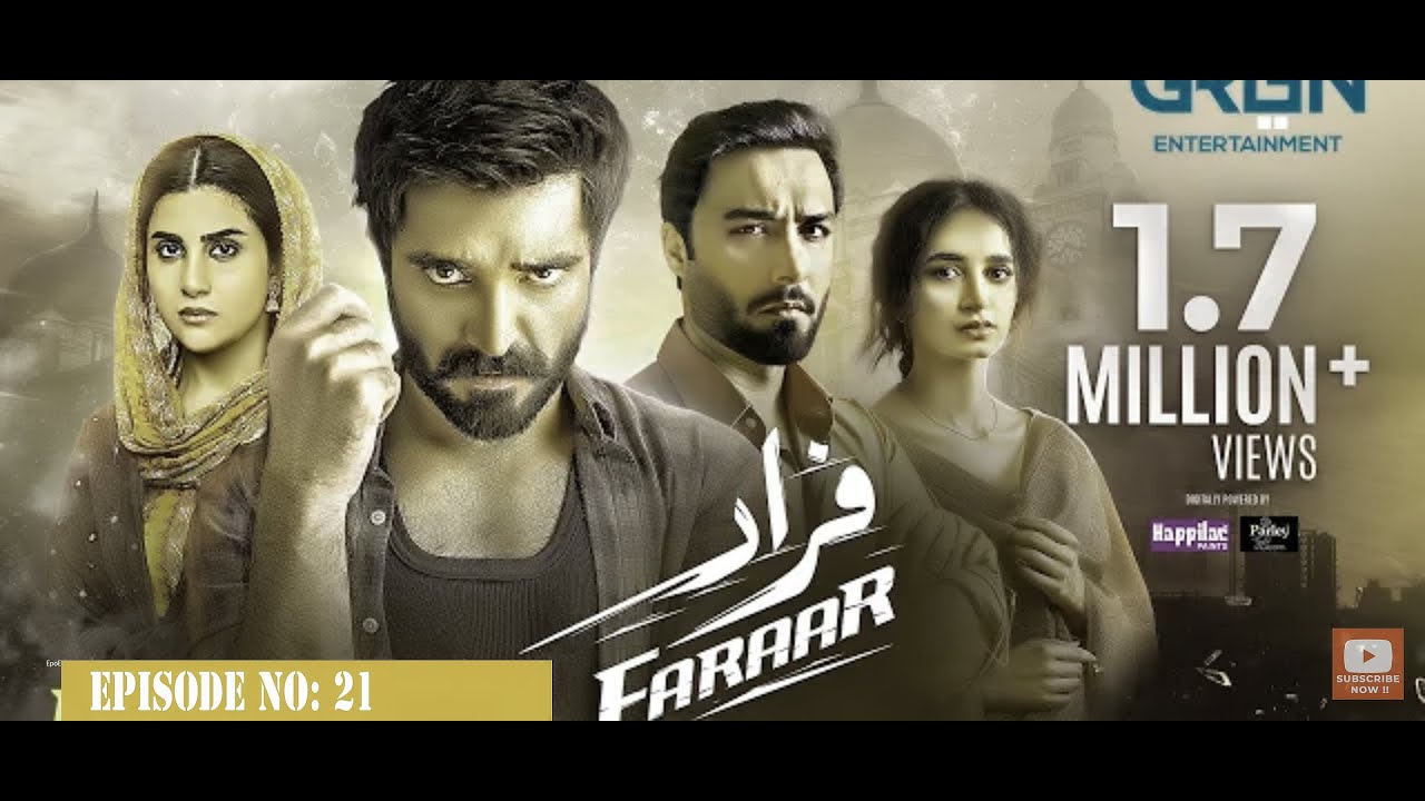 Faraar Episode 21 Subtitles April 2025 Hamza Ali Abbasi Ahmed Ali Akbar ...