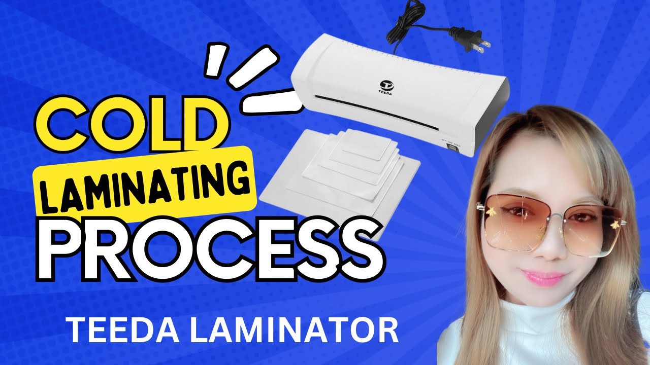 TEEDA LAMINATOR COLD LAMINATING PROCESS | TUTORIAL - YouTube