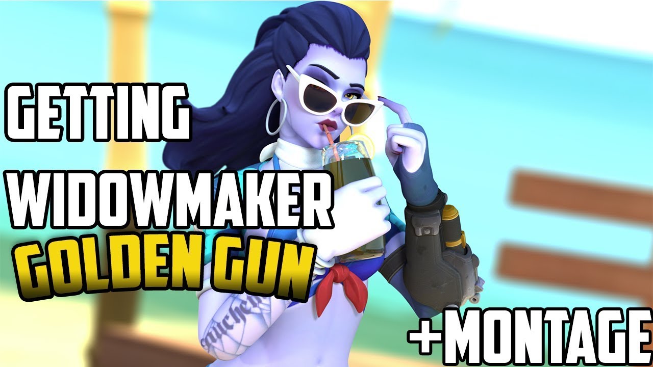 Getting Widowmaker Golden Gun FINALLY +montage | Overwatch - YouTube