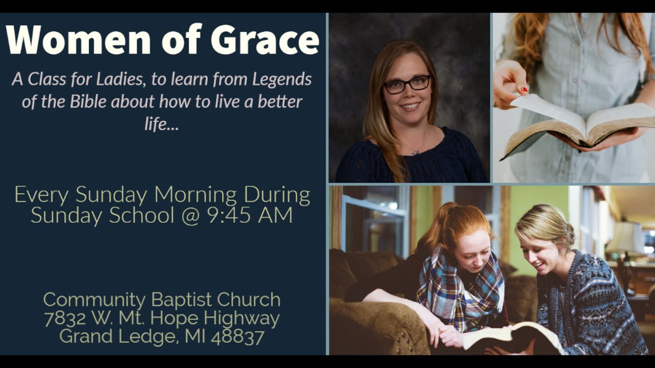 November 20, 2022 Woman of Grace Class Be Mature Lesson 11 - YouTube