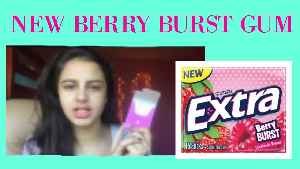taste test | NEW EXTRA BERRY BURST GUM - YouTube