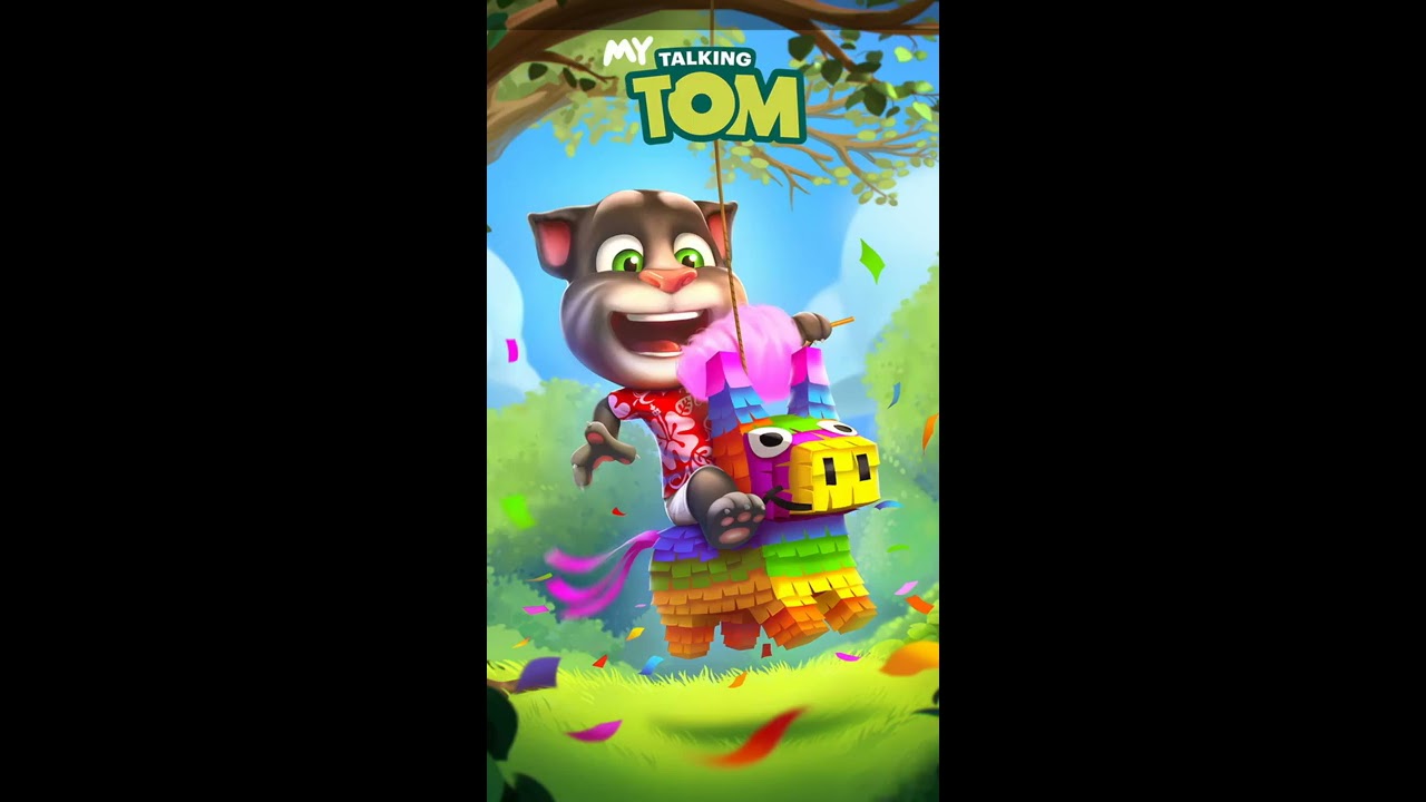 Talking Tom playing part 1 with web cam - YouTube