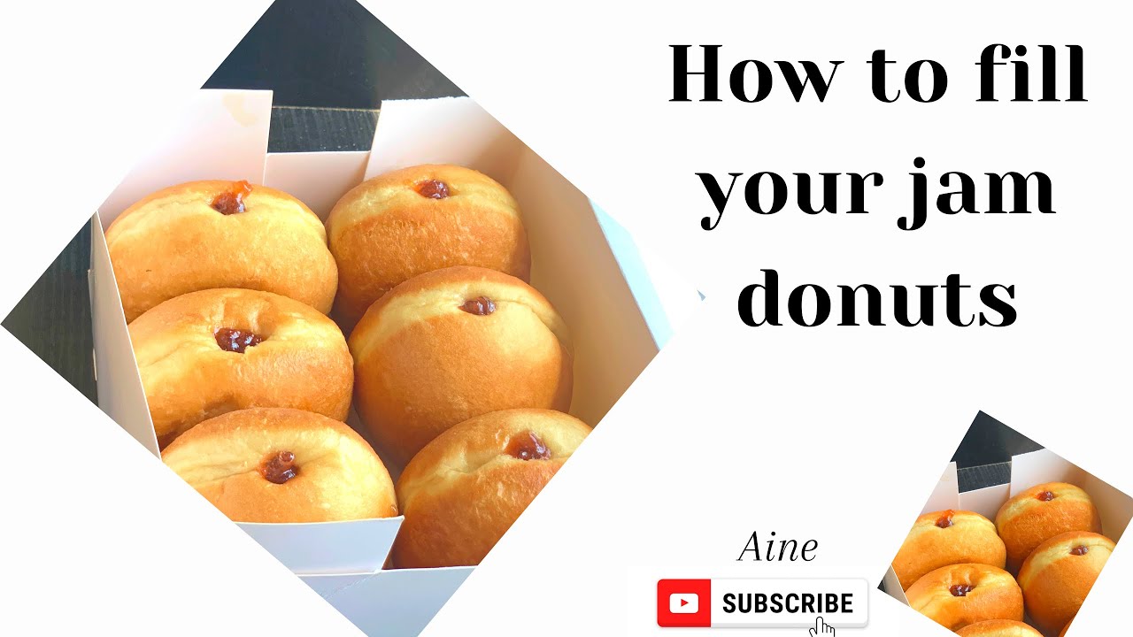 How to fill your jam donuts (bomboloni) - YouTube