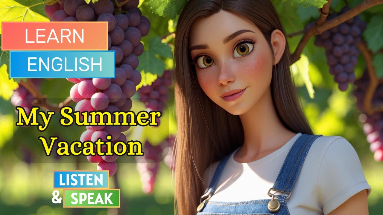 My Summer Vacation | Improve Your English | Listening and Speaking ...