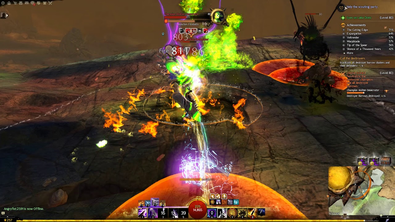 Guild Wars 2 Weaver PvE open world gameplay #2 - YouTube