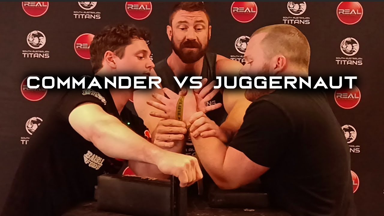 Commander vs Juggernaut - Arm Wrestling Supermatch - YouTube