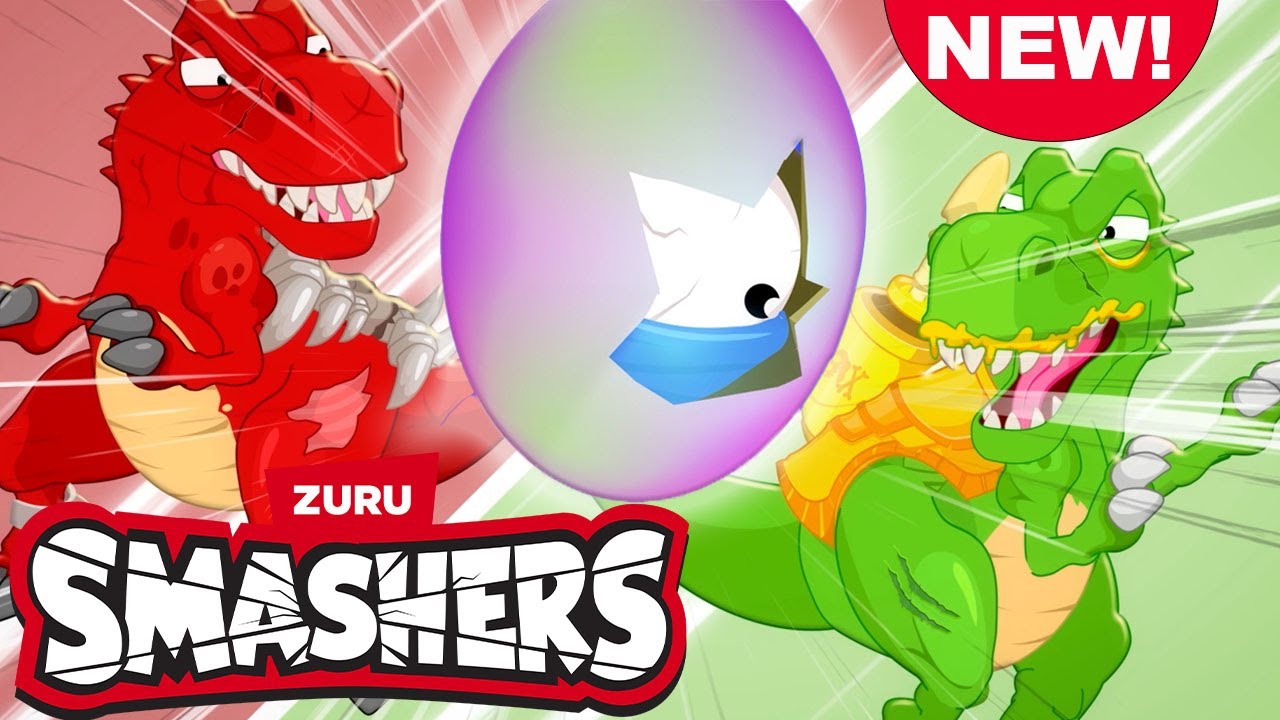 NEW! Double Dino Trouble: Chomp and Crunch | Kids Cartoons! | Zuru ...