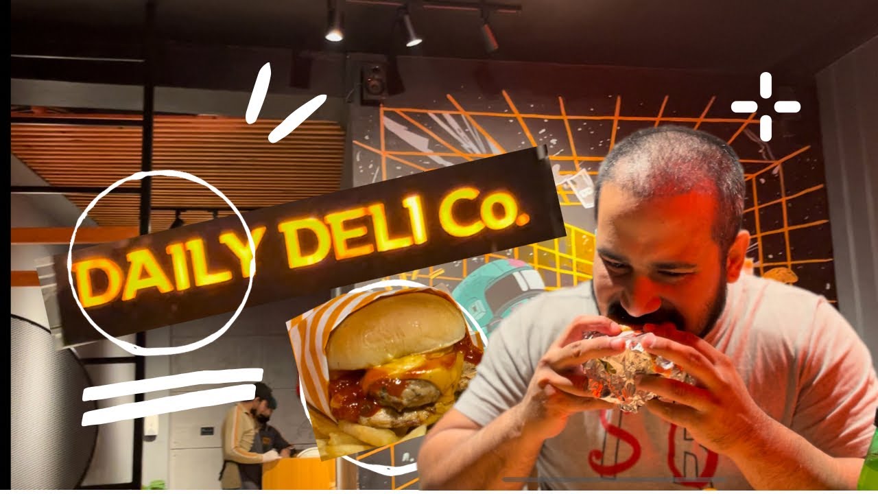 Daily Deli Co. (Is This Best Beef Burger?) In Lahore Town. - YouTube