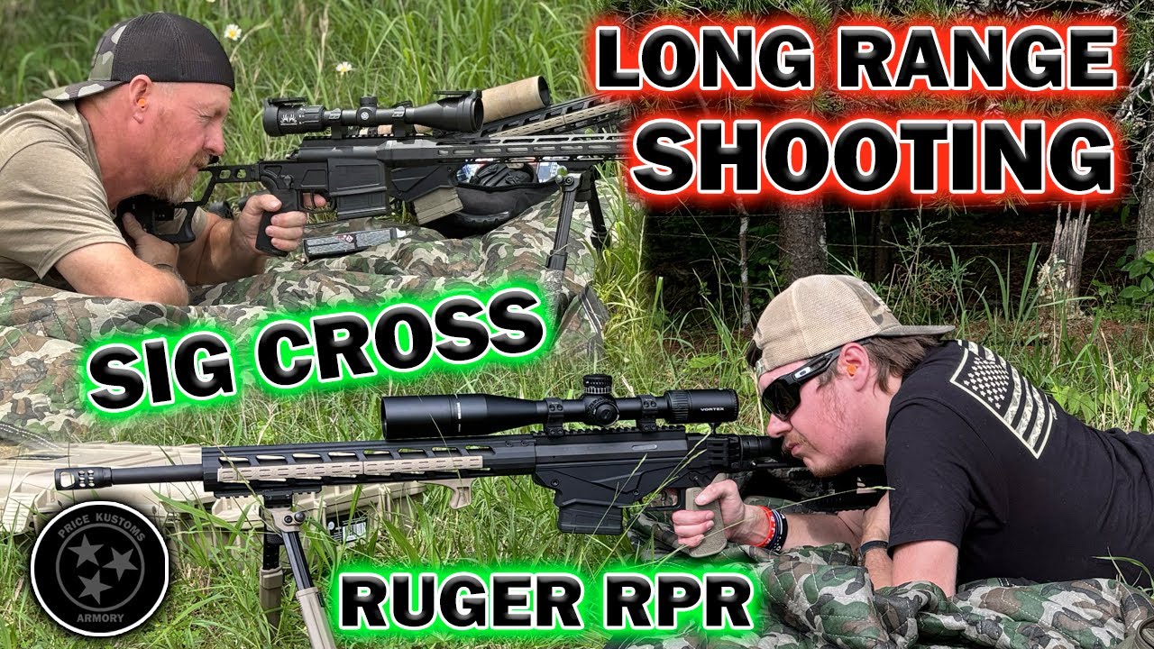 SIG CROSS VS RUGER RPR!!! Long range shooting #longrange #precision # ...