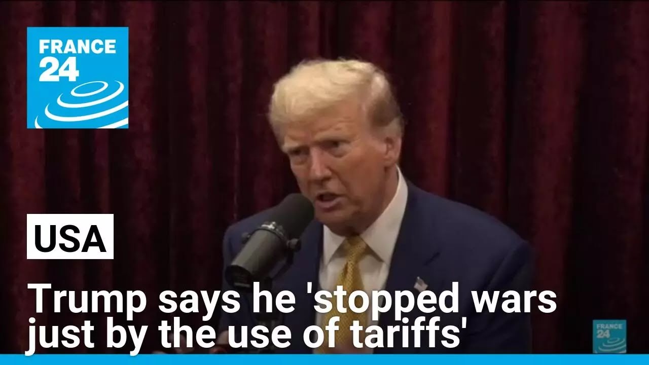 'I stopped wars just by the use of tariffs' says Trump in famous ...