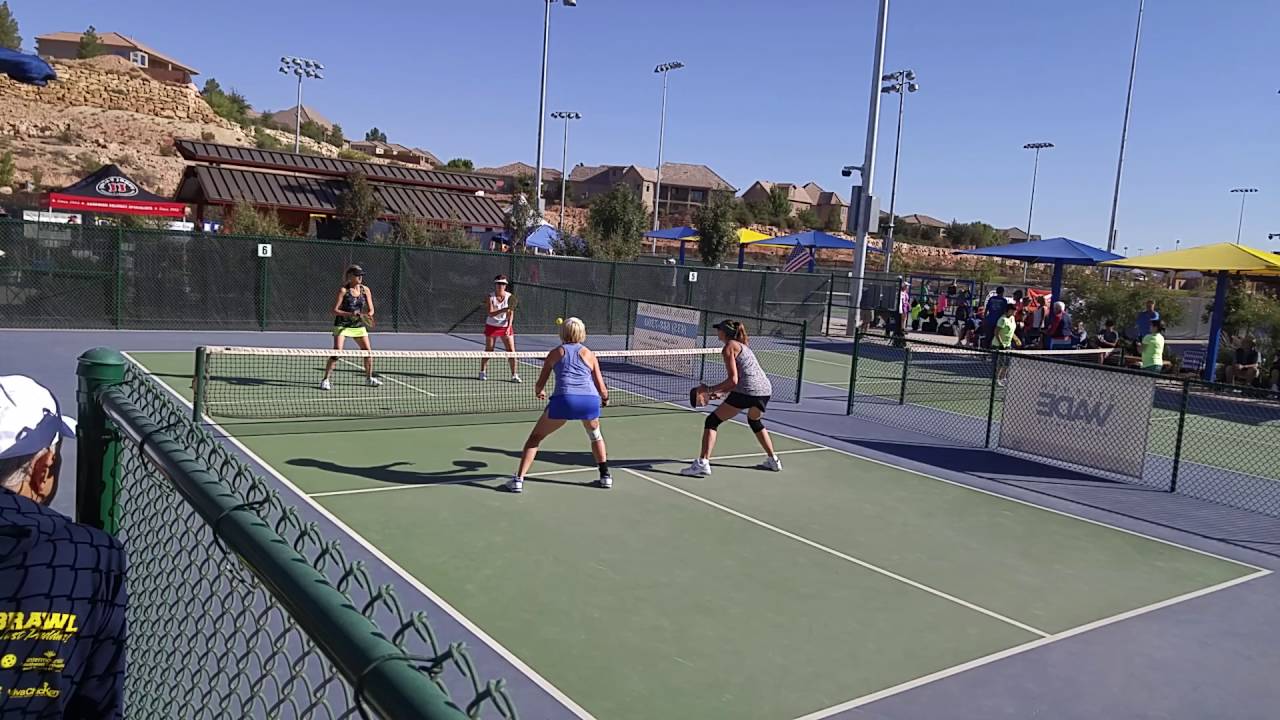 Dhp pickleball fall brawl - YouTube