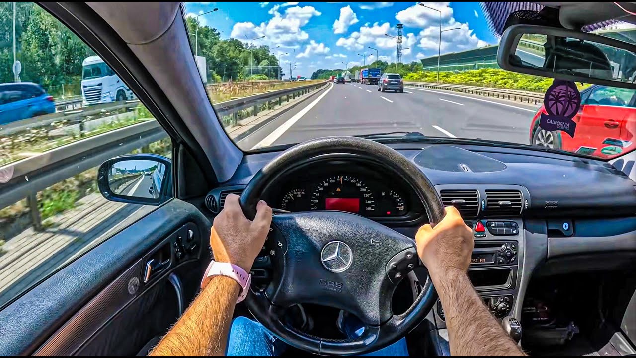 2001 Mercedes-Benz C-Class W203 | 163 HP | POV Test Drive - YouTube