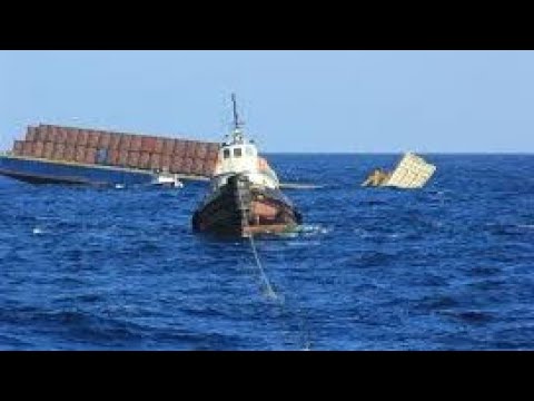 SHIP SINKING: Crews Battle for Their Lives as Their Ship Goes Down # ...