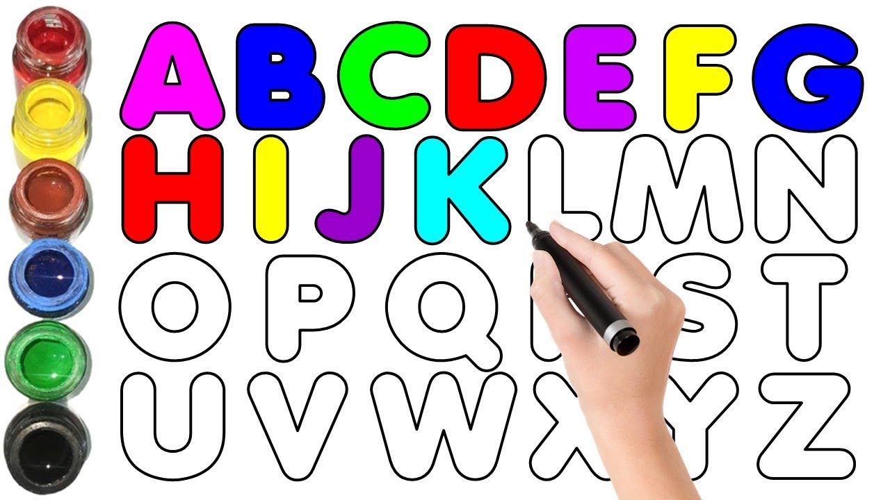 Let's trace & write uppercase ABCD for preschool toddlers and kids ...