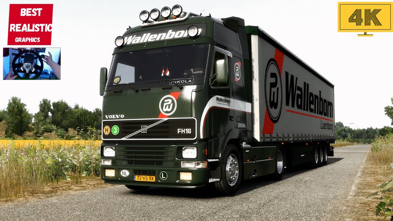 Volvo FH1 Realistic Driving Promods 2.66 Orléans-Bourges 1.48 - YouTube