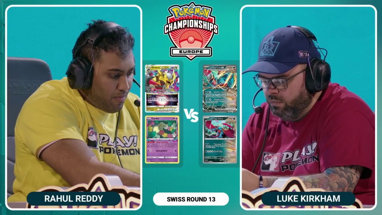 TCG Rahul Reddy Vs Luke Kirkham - 2024 Pokémon Europe International ...