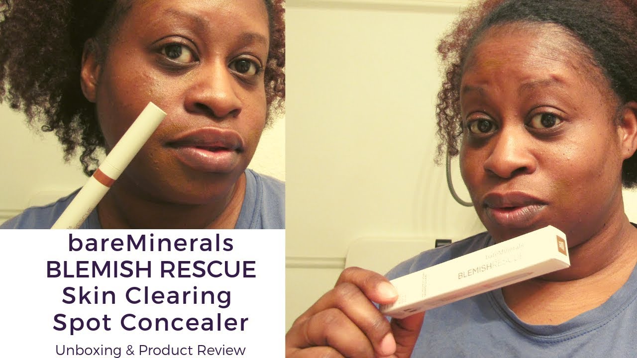 bareMinerals BLEMISH RESCUE Skin Clearing Spot Concealer - YouTube