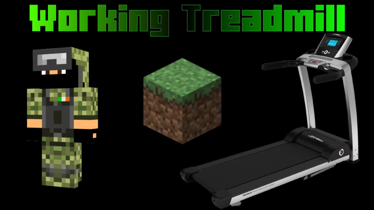 Working Treadmill Minecraft Xbox one - Armycruiser33 - YouTube