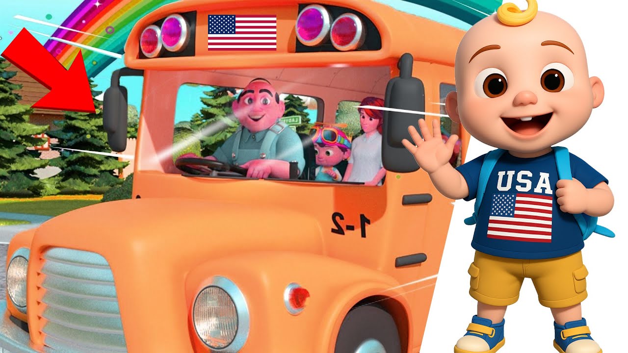 Wheels on the Bus | Letter Sounds A to Z - YouTube