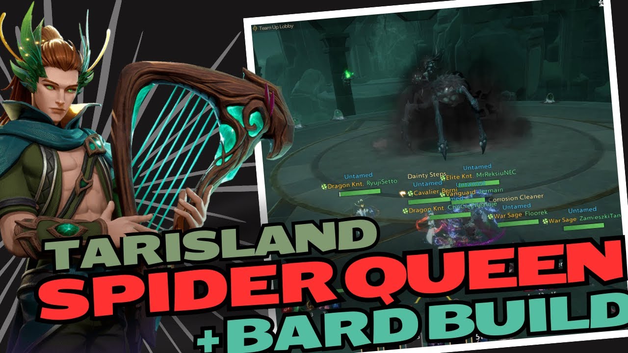 TARISLAND SPIDER QUEEN + Bard Dps Build 🇵🇱 - YouTube