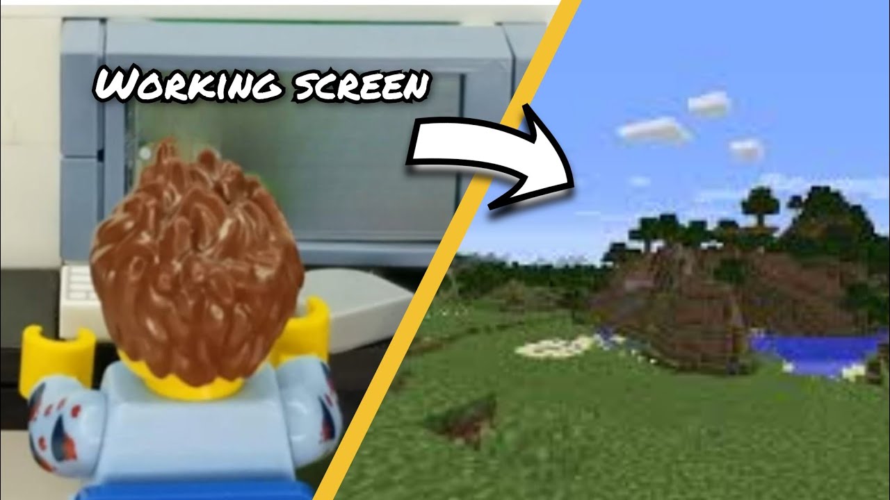 AWESOME Lego Gaming Room!!! (With working monitor screen!) - YouTube