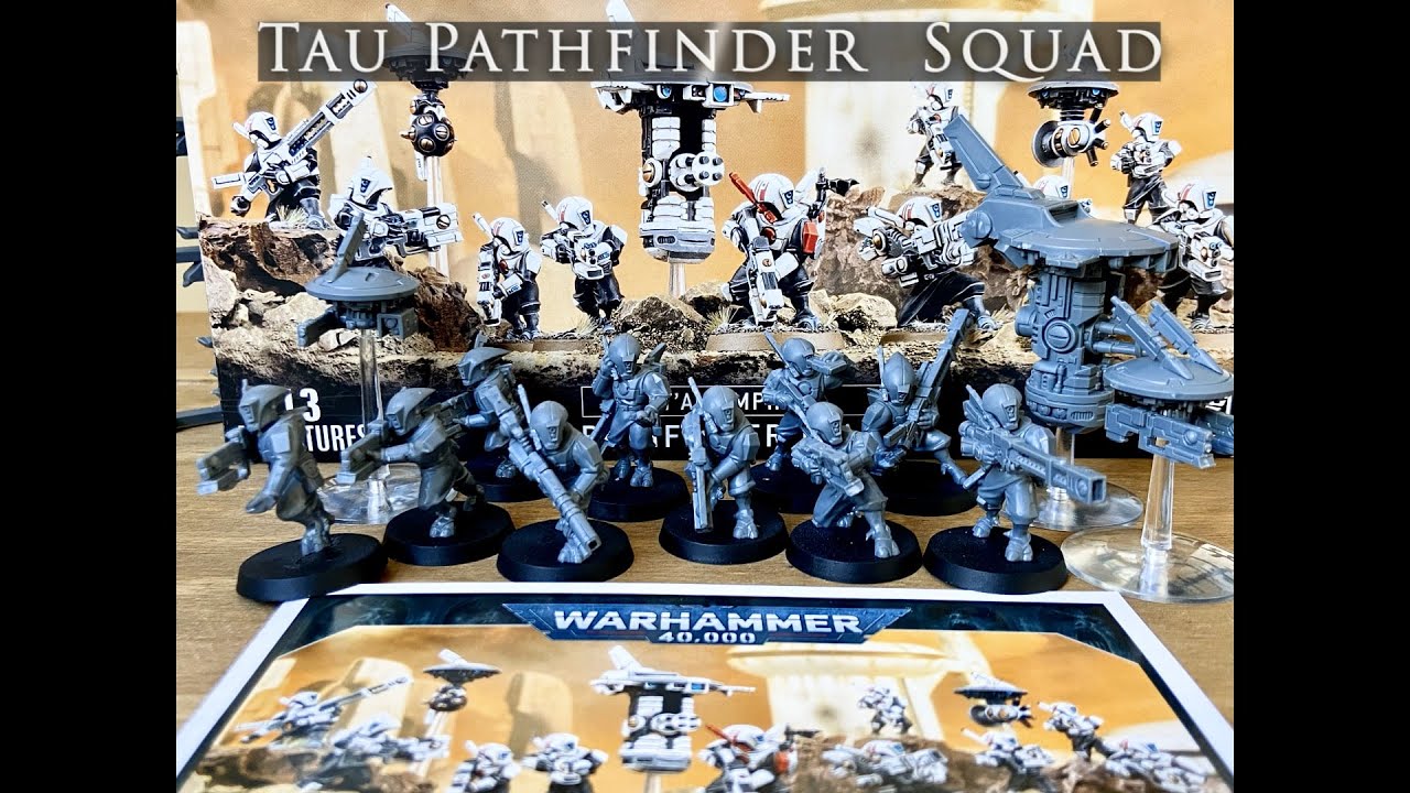 Kit Check - Tau Pathfinder Squad - Games Workshop - YouTube