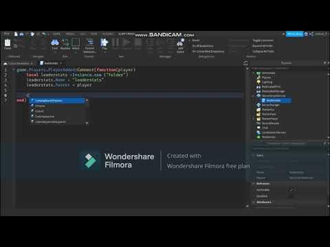 *free scripts* !HOW TO MAKE A CLICKER GAME! leaderstats (part 1) - YouTube