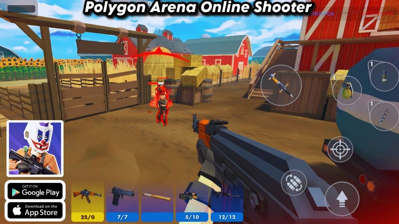 Polygon Arena Online Shooter Updated Gameplay || Polygon Arena Online ...