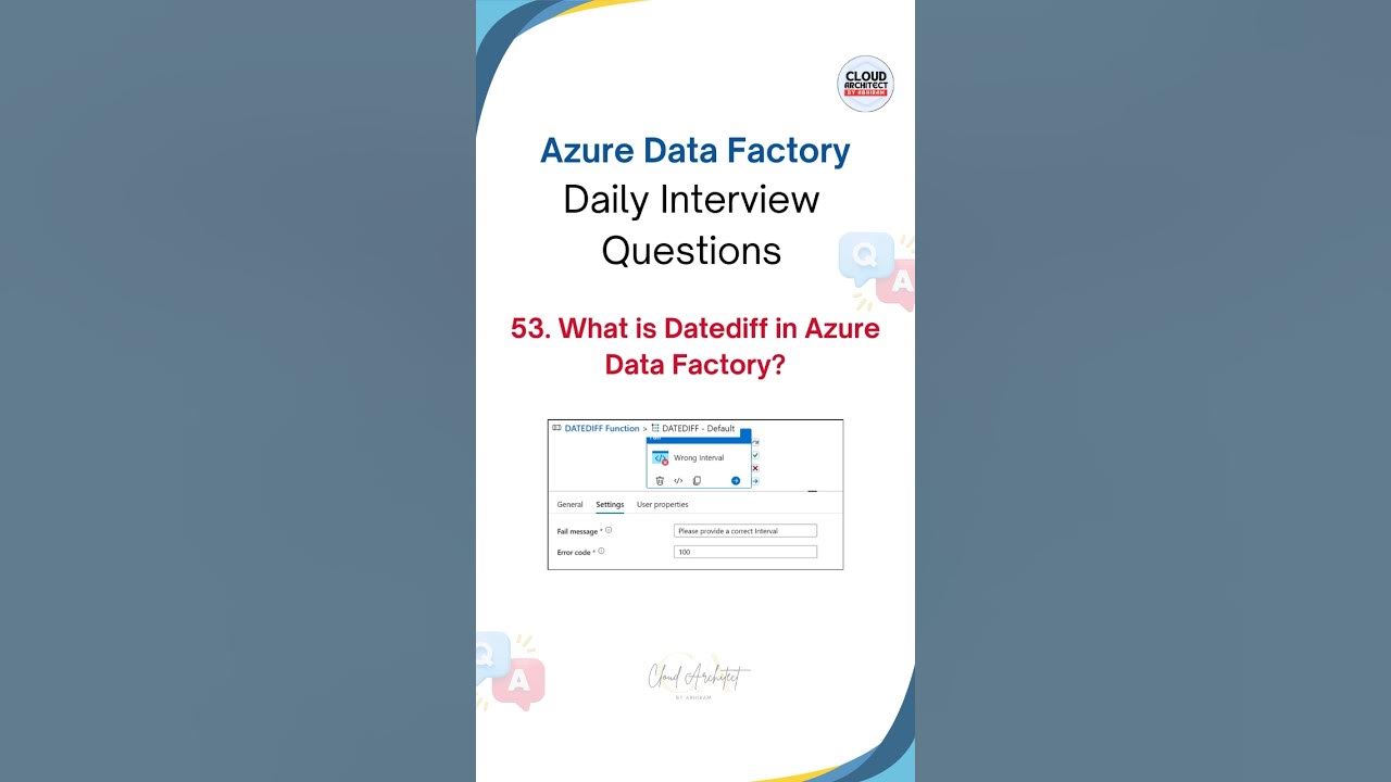 ADF Interview Questions | Cloud Data Engineer #databricks #pyspark #adf ...