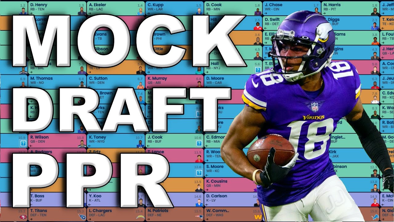 2022 Fantasy Football Mock Draft | PPR - YouTube