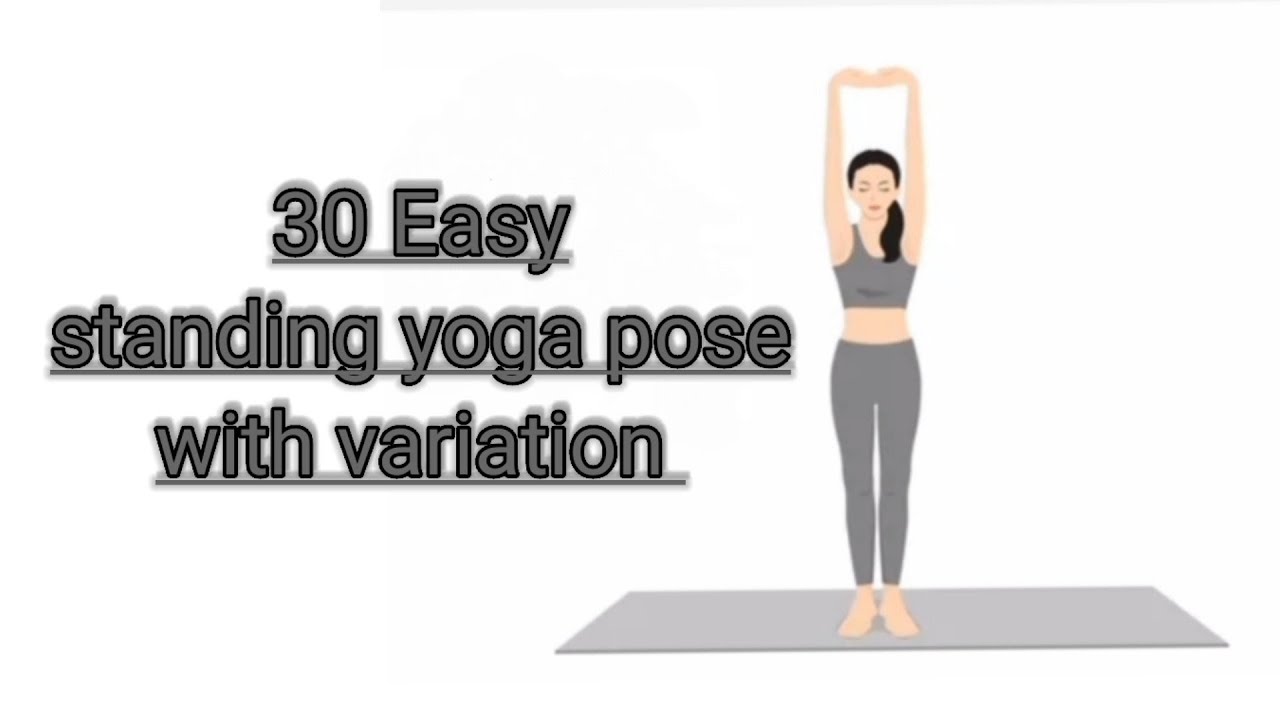 simple and easy standing yoga poses with variation.🕉️🧘🙏 Intermediate ...