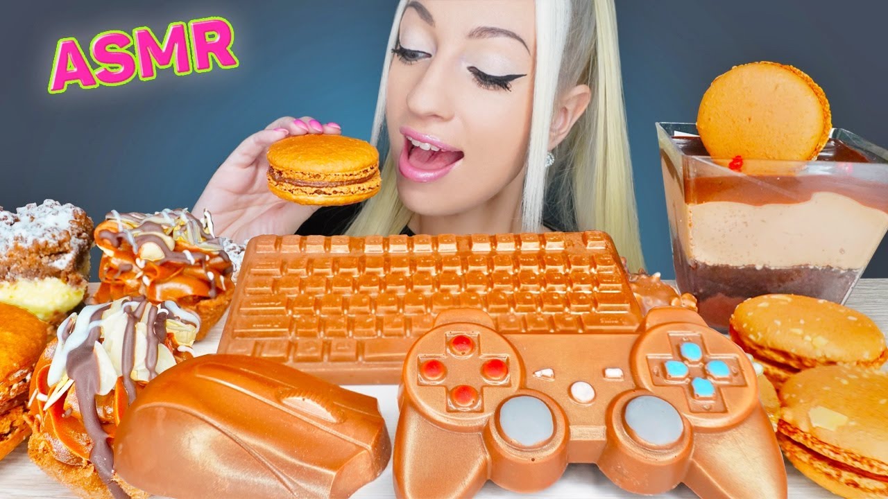 Asmr Eating Chocolate Edible Keyboard Cake Ice Cream Dessert