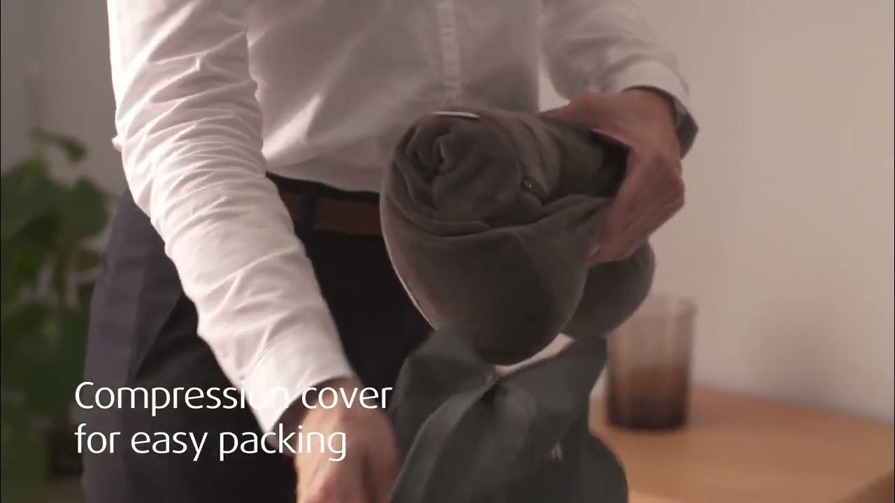 Подушка для путешествий Темпур -Travel Original Pillow - YouTube